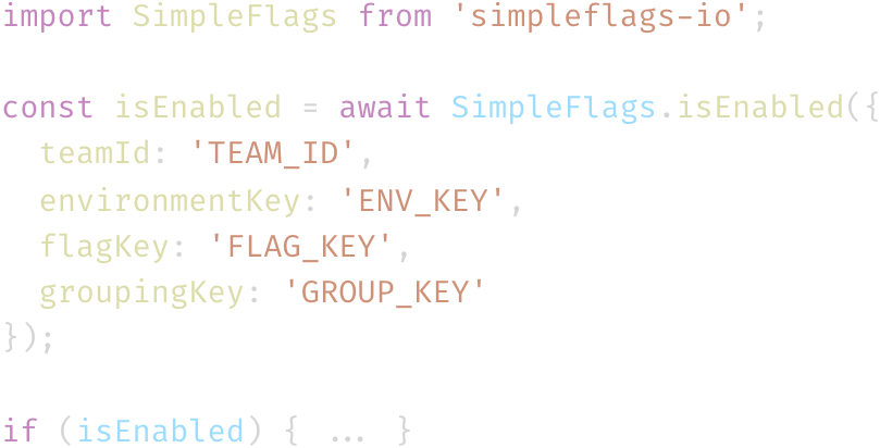 SimpleFlags.io - Feature flags made simple